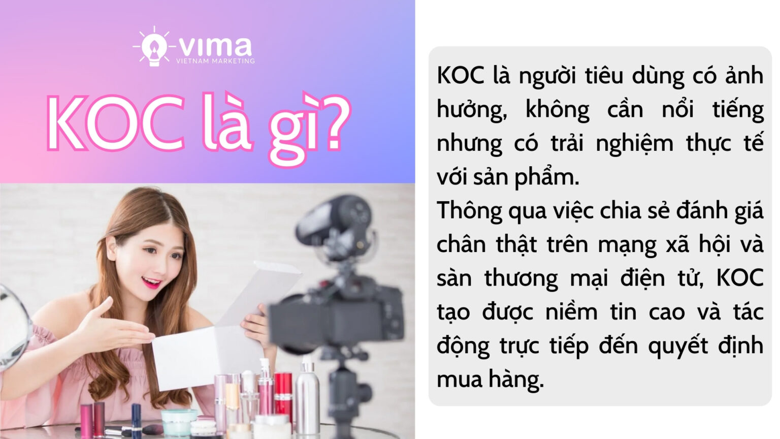 KOC là gì? Phân biệt KOL và KOC trong Marketing - Việt Nam Marketing